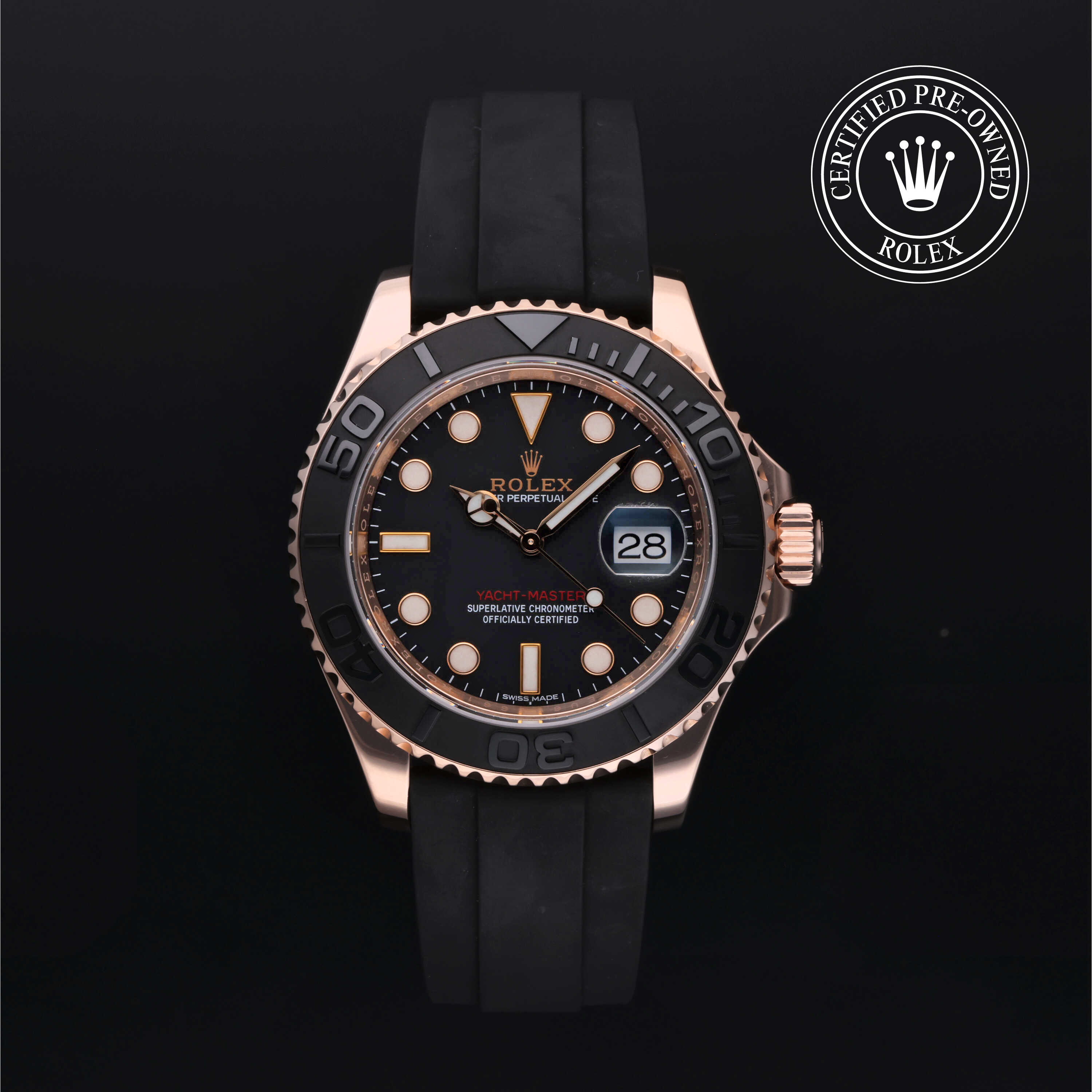 Rolex Certified Pre-Owned Yacht-Master, 40 mm, 18 kt Everose gold, 2019 ...