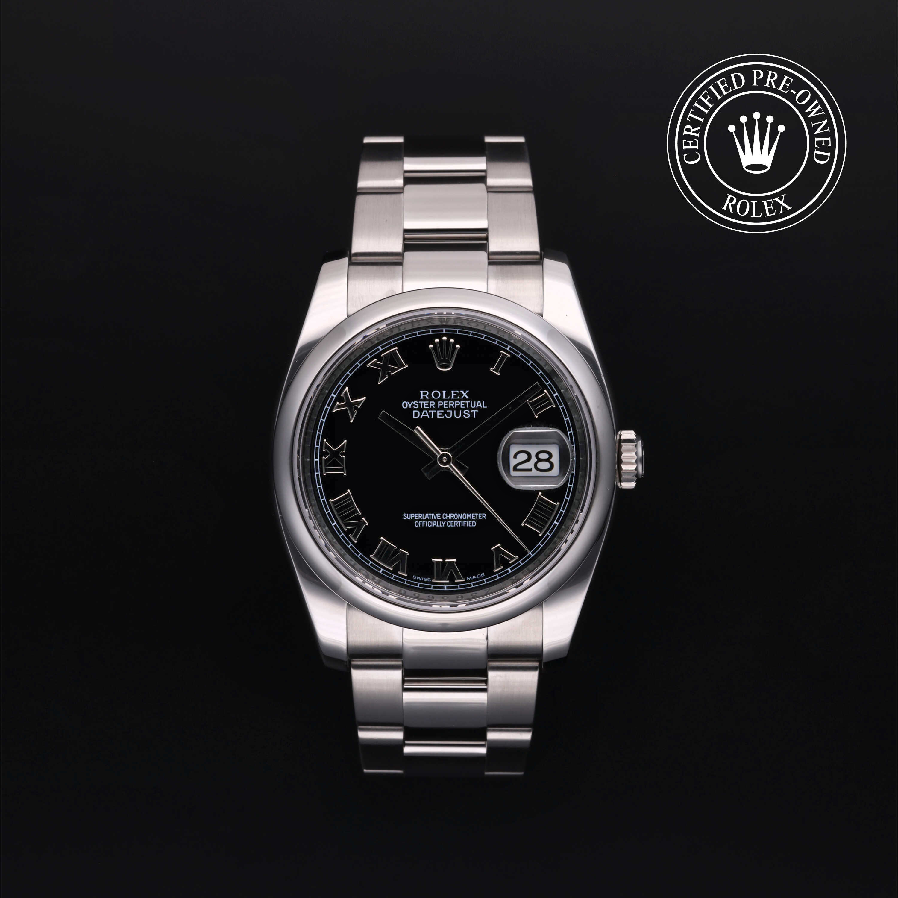 Rolex Certified Pre-Owned Datejust, 36 mm, Oystersteel, 2006, 116200 | LMFJ