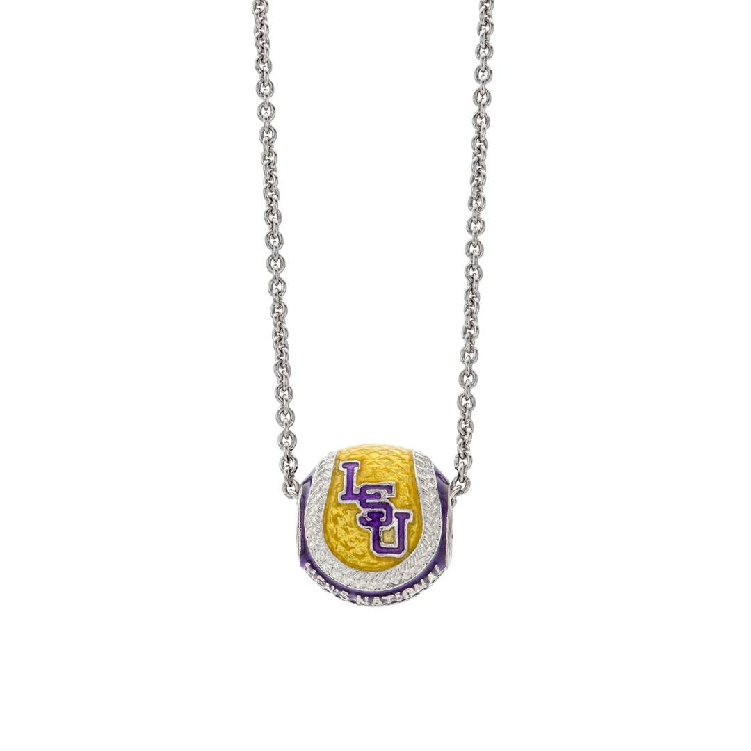 LSU 2025 College World Series Baseball Pendant Necklace | Lee Michaels ...